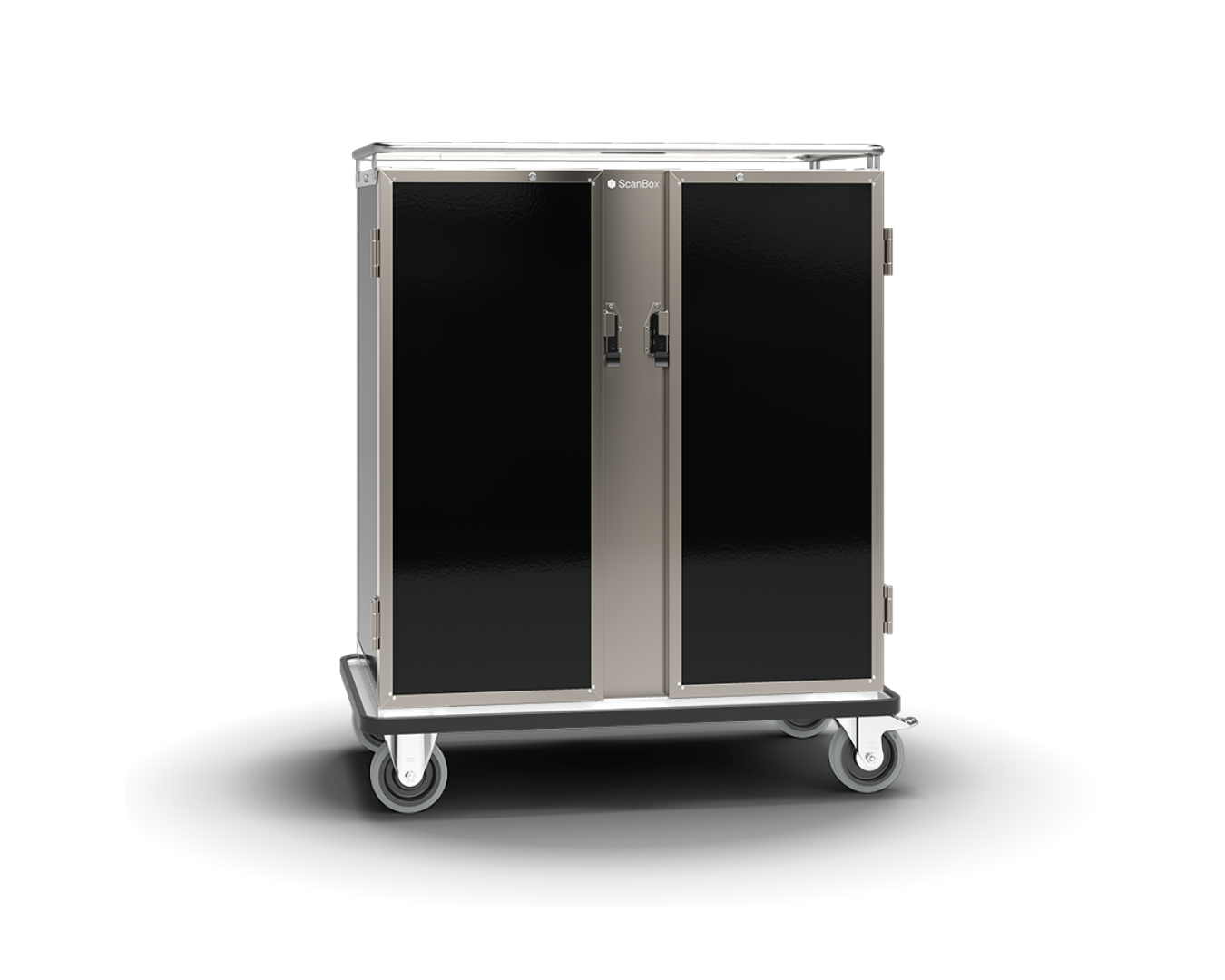 TEDNN10 | Duo Food Transport Trolley – 10 + 10 trays | ScanBox